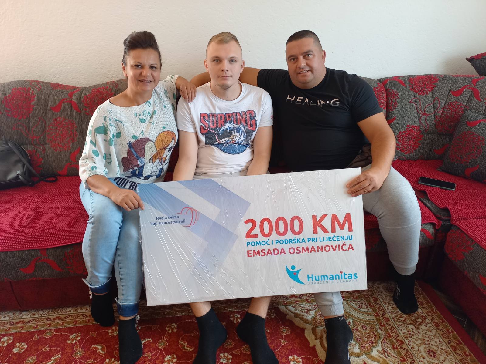 Uručena donacija za Emsada Osmanovića - Humanitas